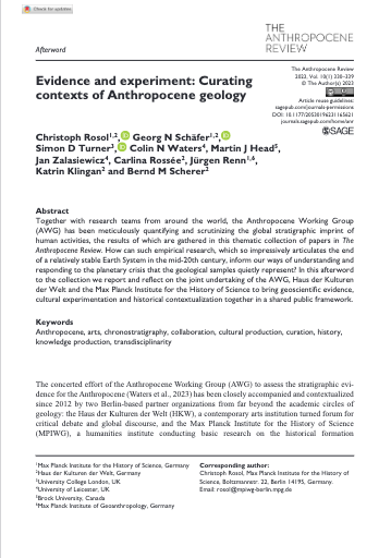 Anthropocene Curriculum | Anthropocene Curriculum